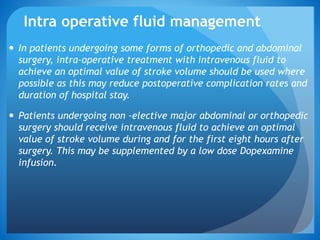 Iv fluid management | PPTX