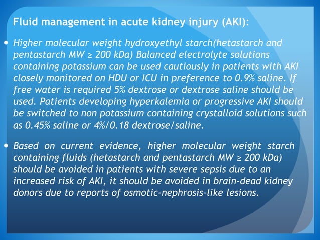 Iv fluid management | PPTX