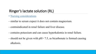 Iv fluids | PPTX