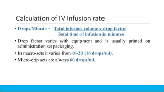 Iv fluids | PPTX