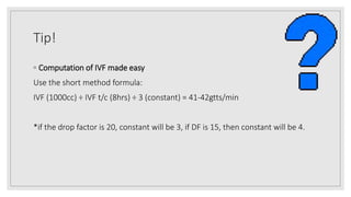 IV Fluids Clinical Discussion | PPTX