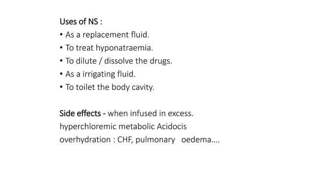 Intraoperative fluids | PPTX | Blood Disorders | Diseases and Conditions