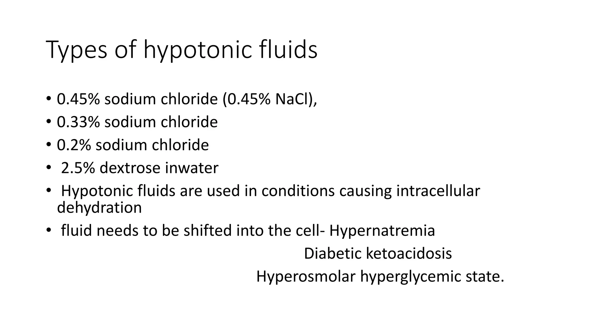 IV FLUIDS, TYPES AND CLASSIFICATION pptx | PPTX