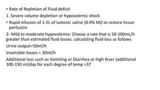 IV FLUIDS, TYPES AND CLASSIFICATION pptx | PPTX