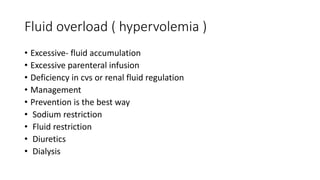 IV FLUIDS, TYPES AND CLASSIFICATION pptx | PPTX