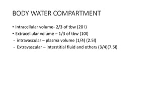 IV FLUIDS, TYPES AND CLASSIFICATION pptx | PPTX