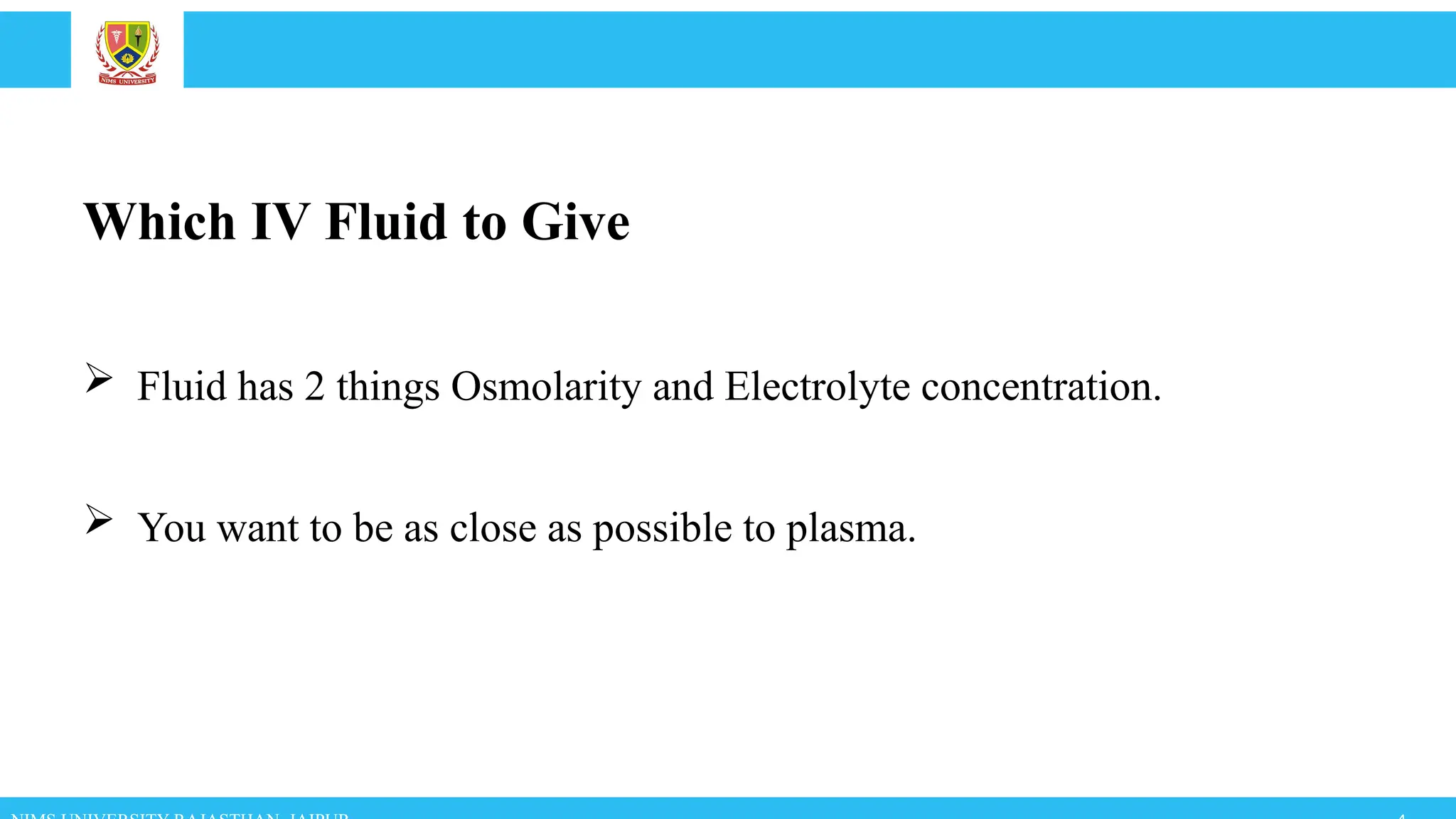 Intravenous Fluids (IV) and their clinical uses | PPTX