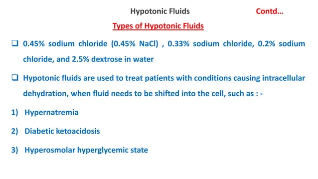 TYPES OF IV FLUIDS.pptx | Pharmaceutical Drugs | Medical Health