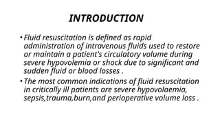 IV FLUIDS FINAL.pptx and it's management | PPTX