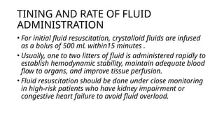IV FLUIDS FINAL.pptx and it's management | PPTX