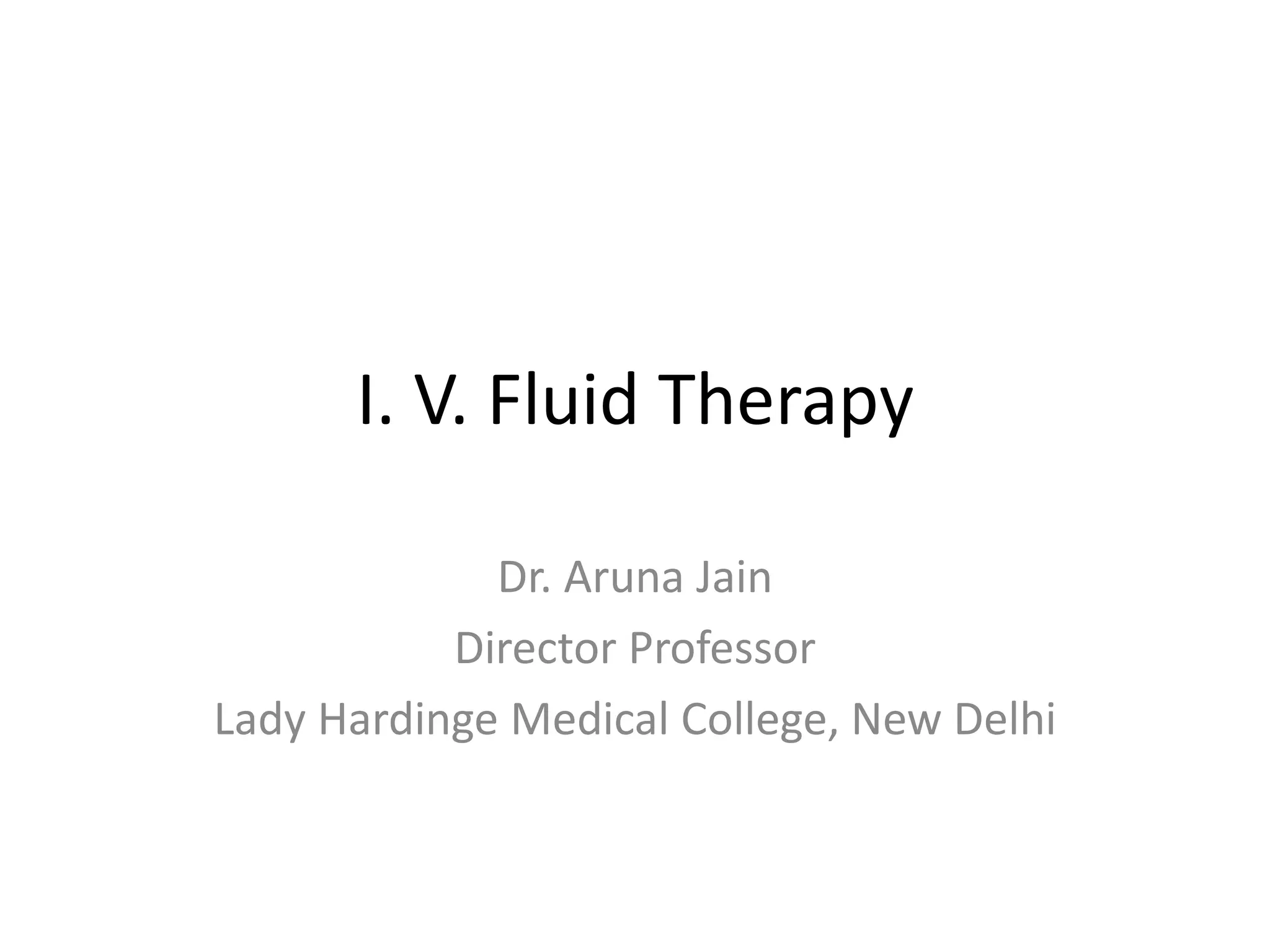 iv fluids PGA UCMS 2017, IV fluid mgmt intraop | PPT