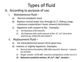 iv fluids PGA UCMS 2017, IV fluid mgmt intraop | PPT