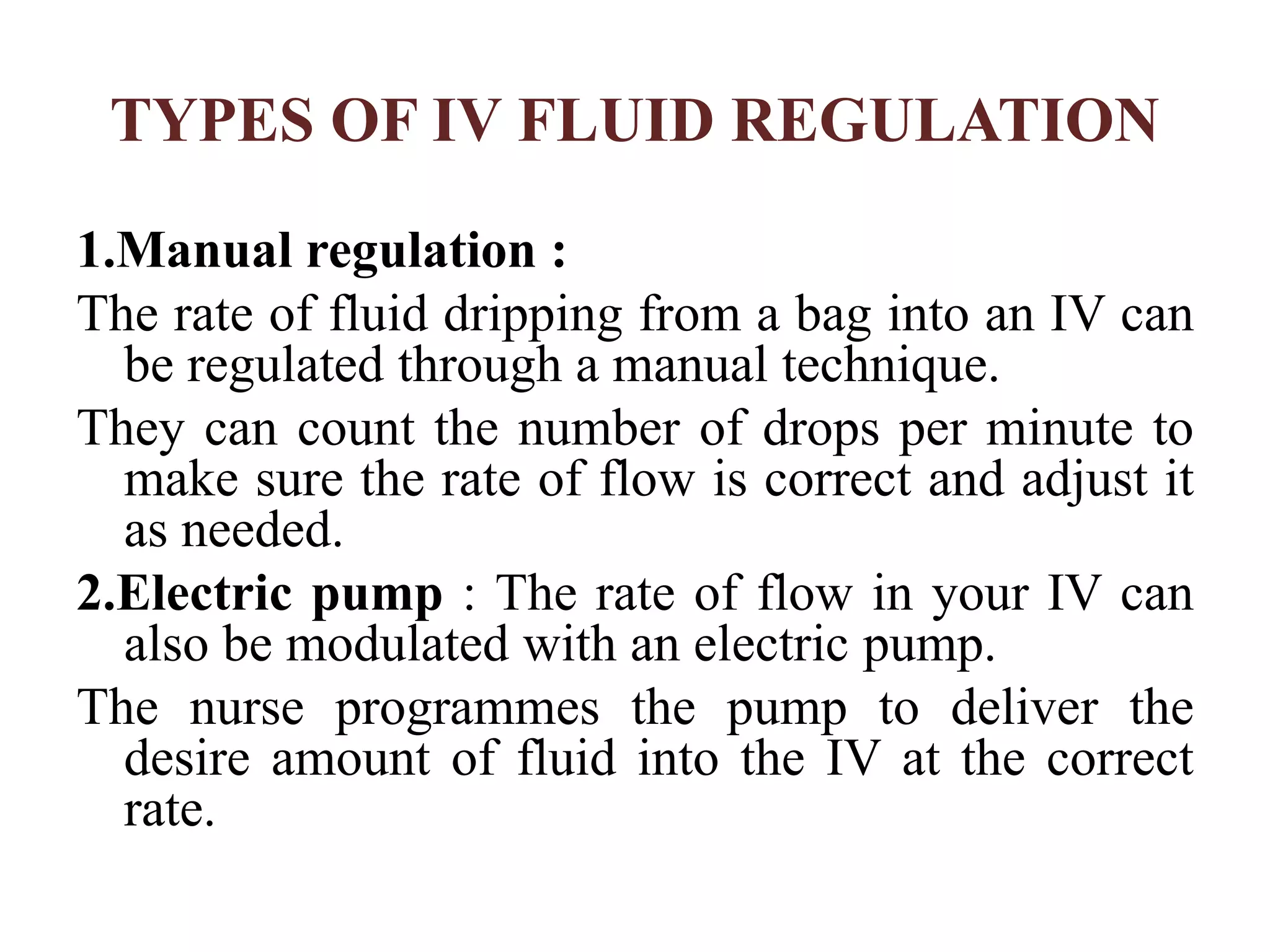 IV Fluid Therapy | PPTX