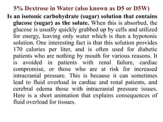 IV Fluid Therapy | PPTX