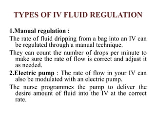 IV Fluid Therapy | PPTX