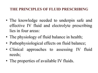 IV Fluid Therapy | PPTX