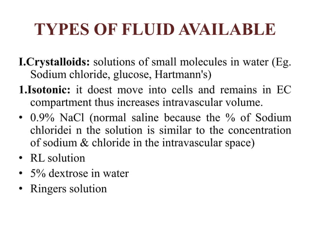 IV Fluid Therapy | PPTX | First Aid | Injuries