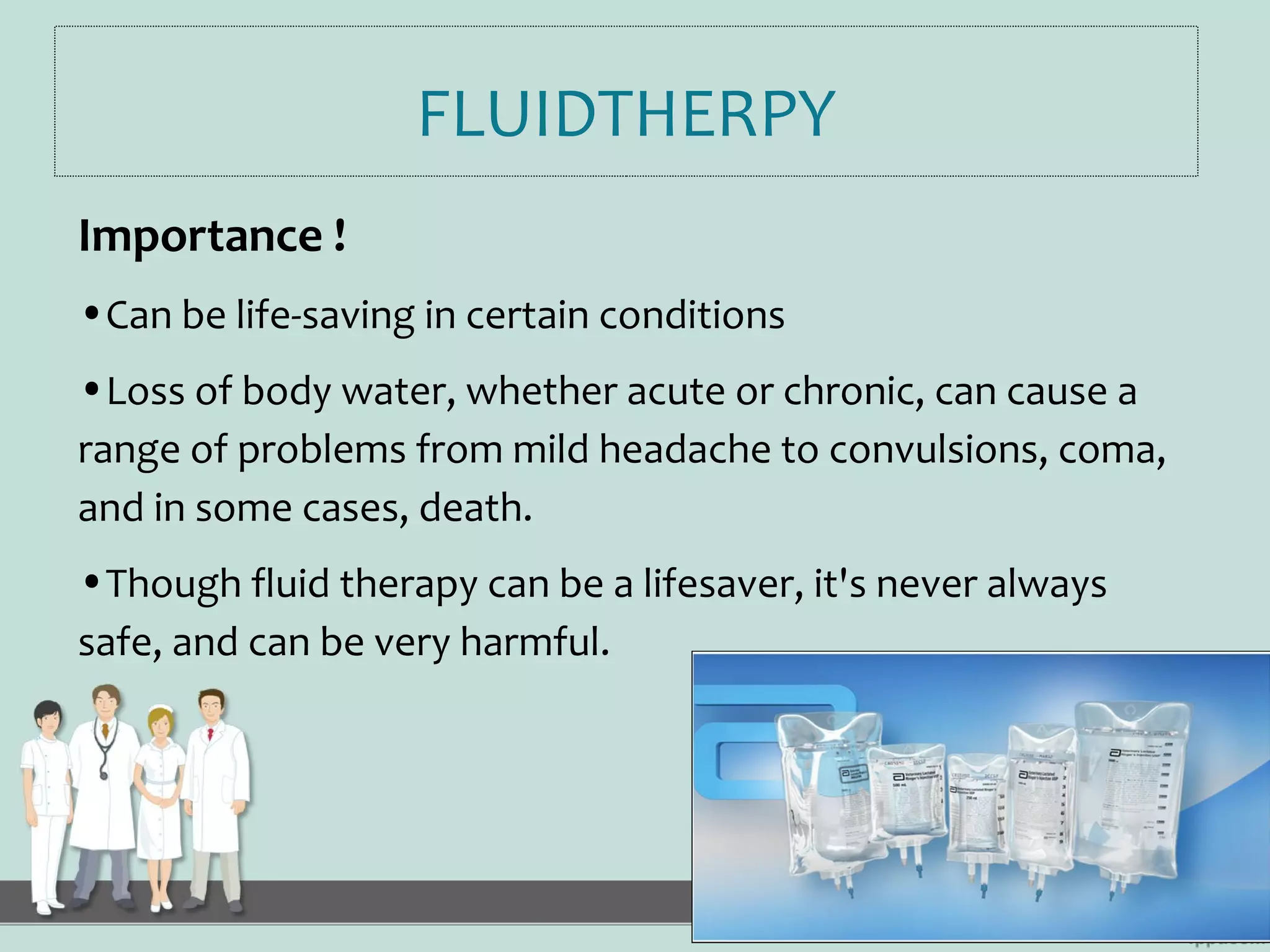 Iv fluid therapy (types, indications, doses calculation) | PPT