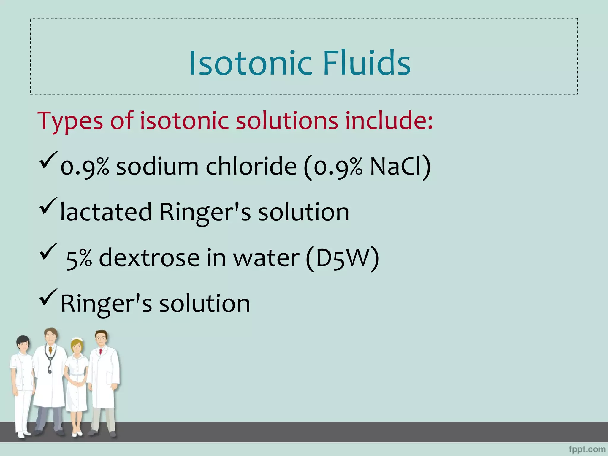 Iv fluid therapy (types, indications, doses calculation) | PPT