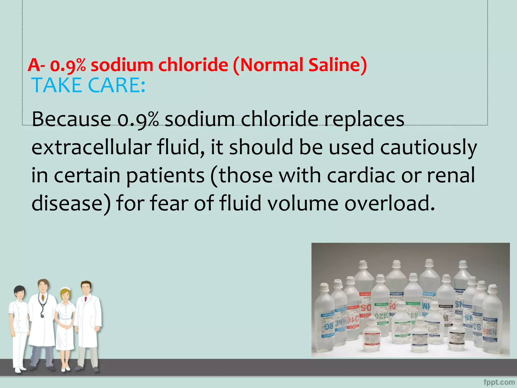 Iv fluid therapy (types, indications, doses calculation) | PPT