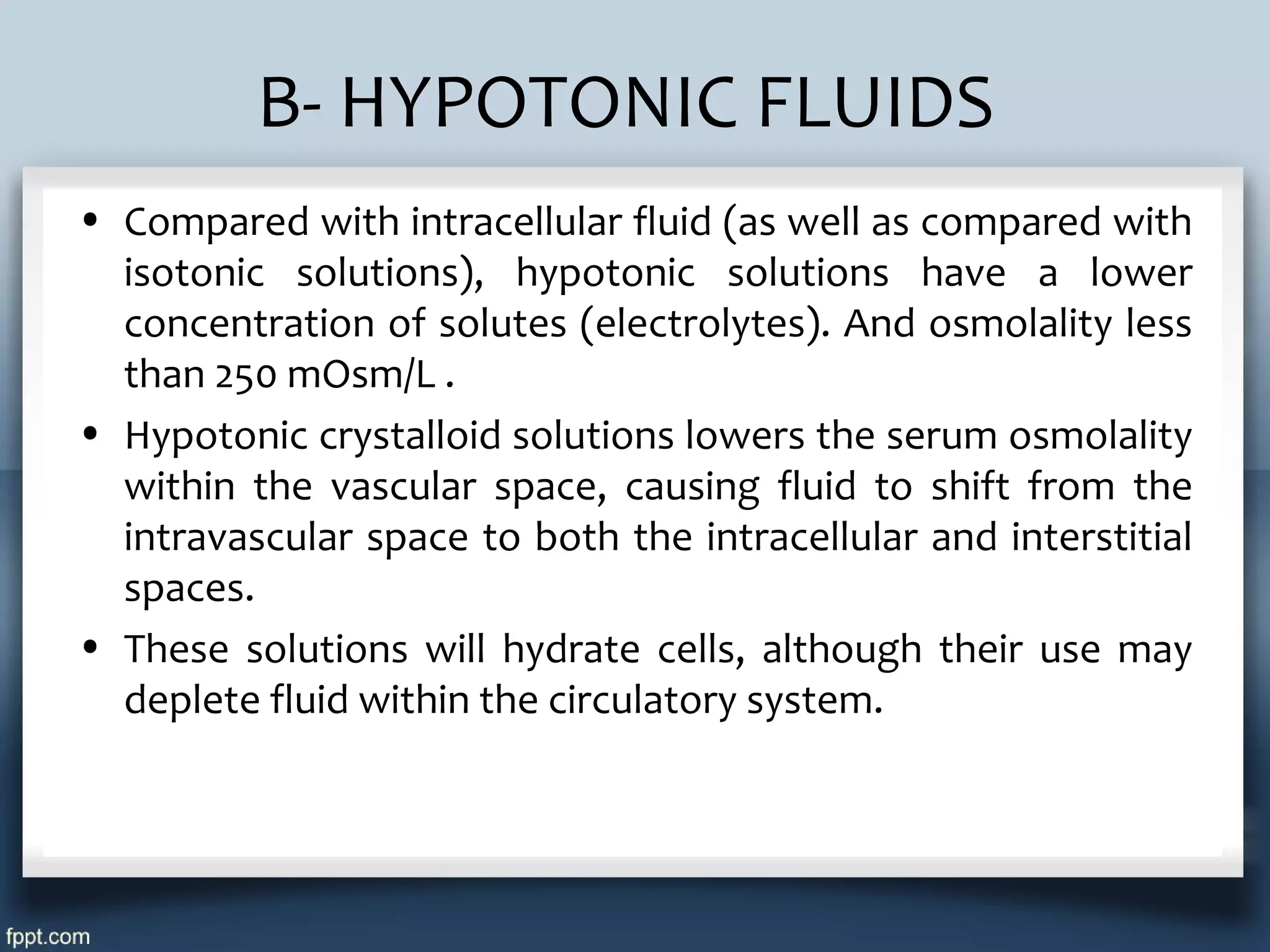 Iv fluid therapy (types, indications, doses calculation) | PPT