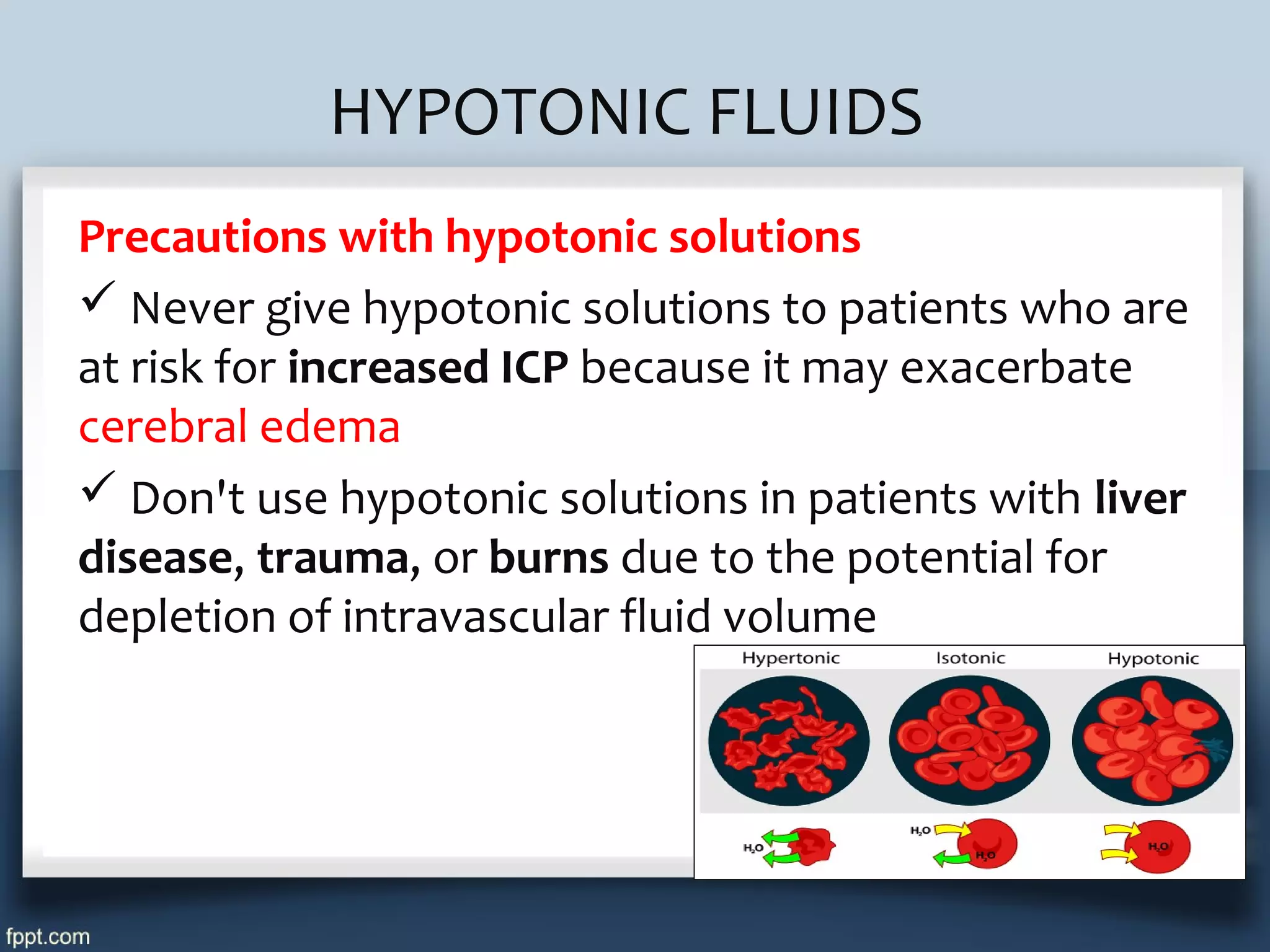 Iv fluid therapy (types, indications, doses calculation) | PPT