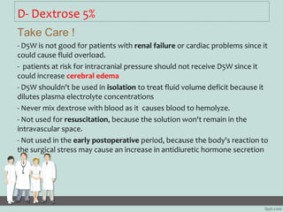 Iv fluid therapy (types, indications, doses calculation) | PPT