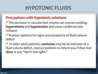 Iv fluid therapy (types, indications, doses calculation) | PPT