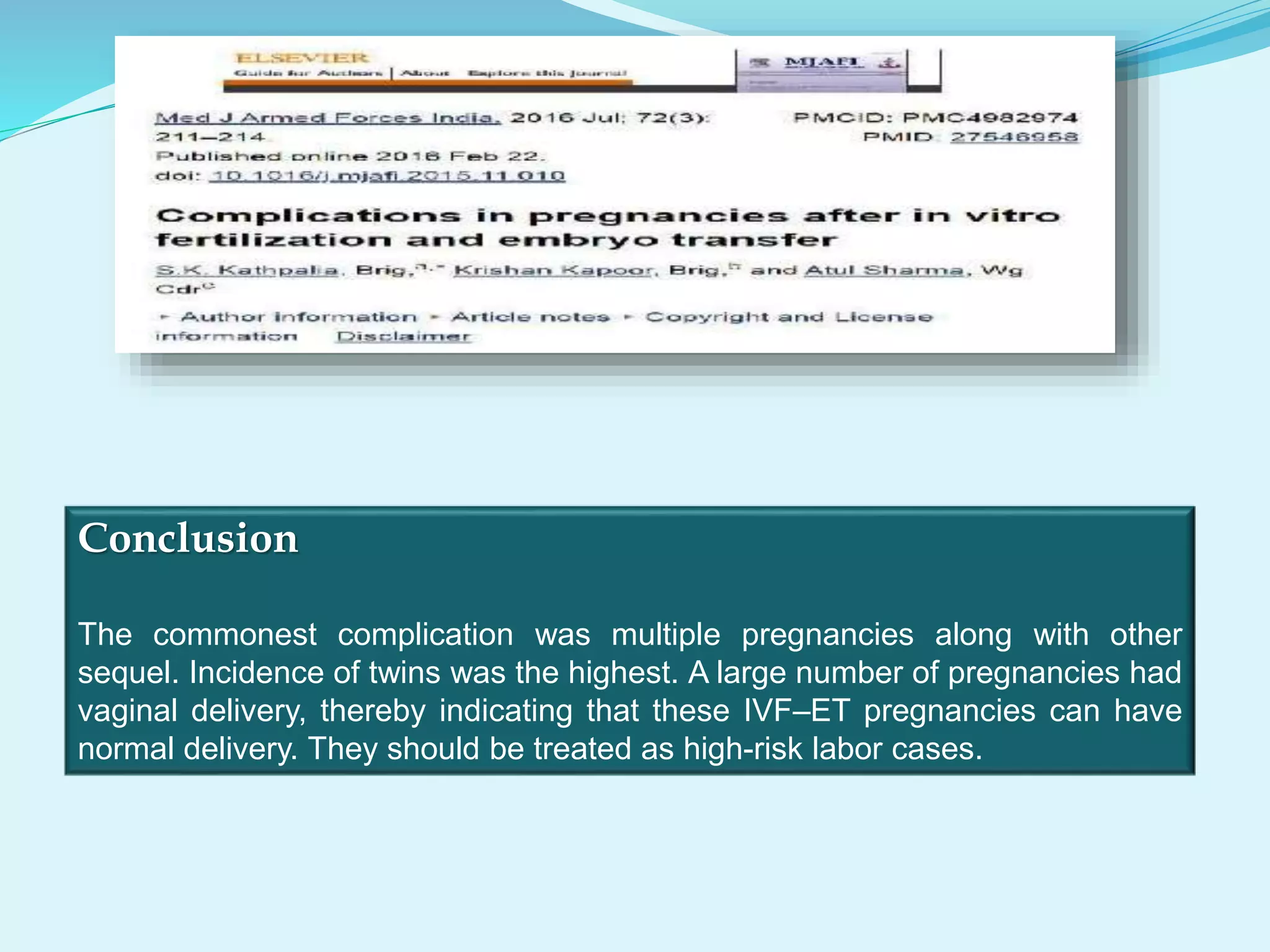 IVF PREGNANCY-IS IT DIFFERENT | PPT