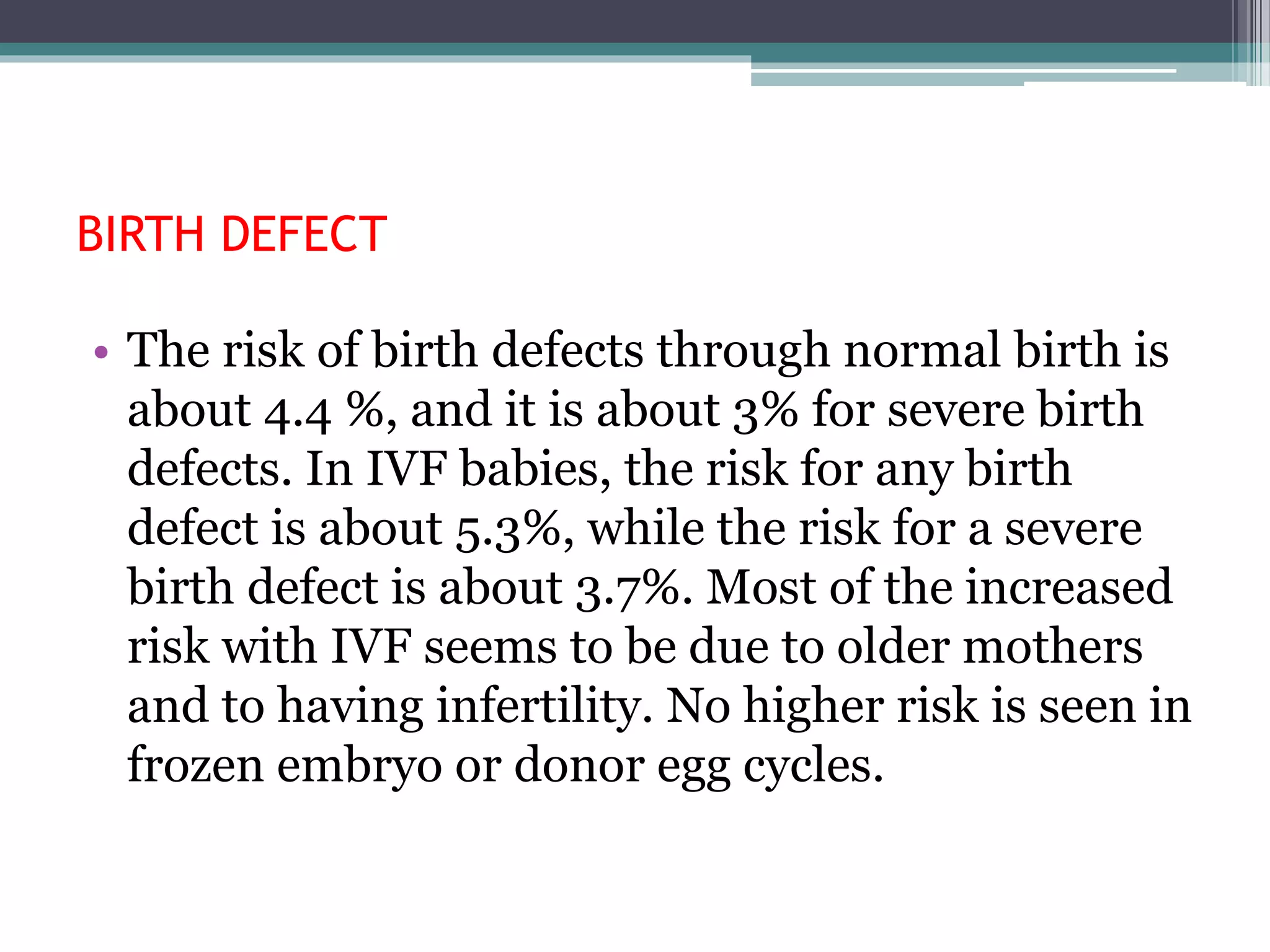 Invitro fertilization in humans(IVF) | PPTX