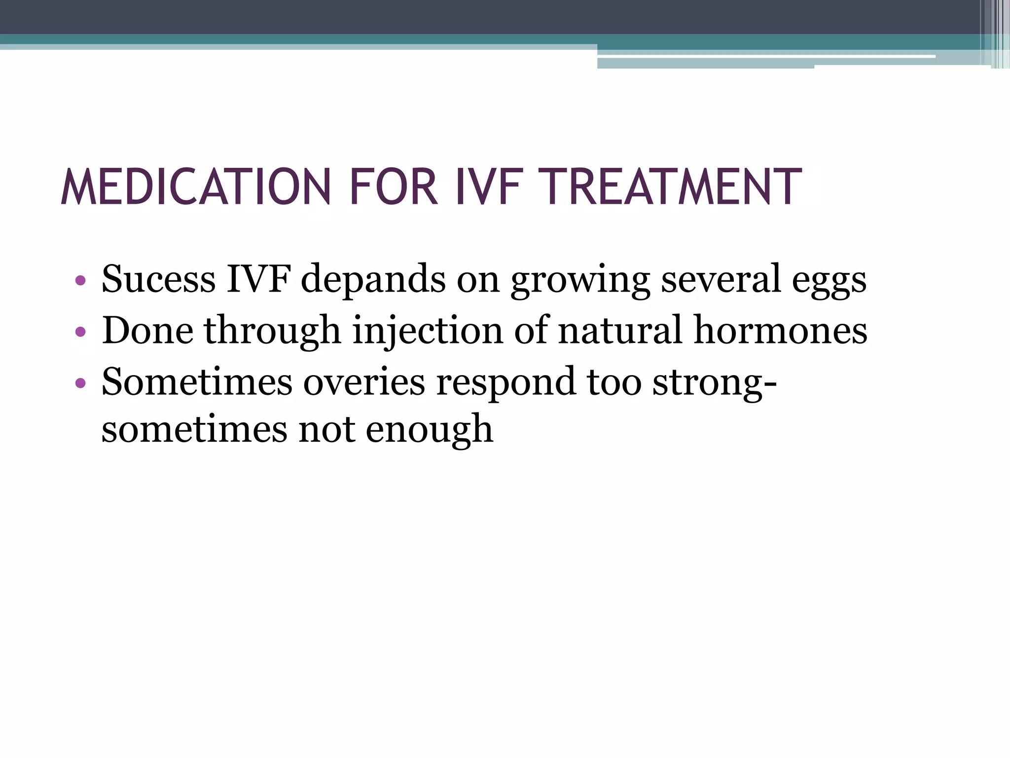 Invitro fertilization in humans(IVF) | PPTX