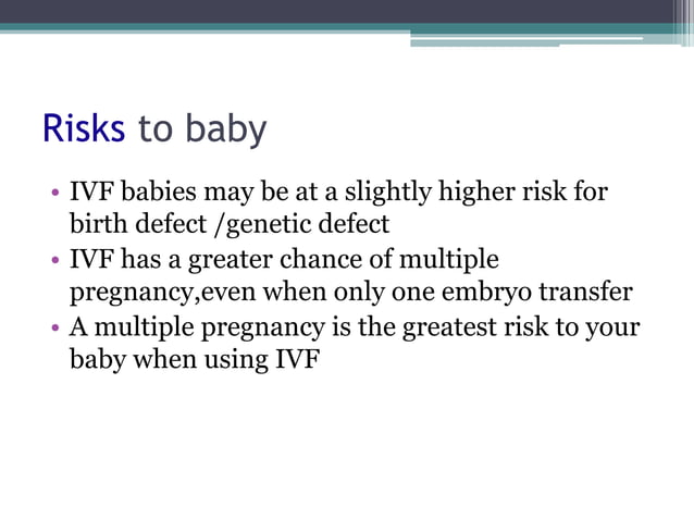 Invitro fertilization in humans(IVF) | PPTX