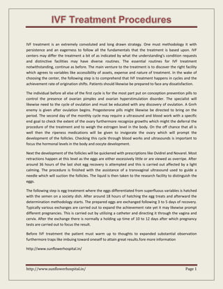 Ivf treatment | DOCX