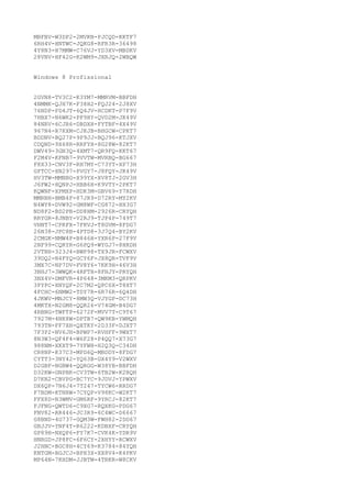 Keys windows 8 e 8.1 | TXT