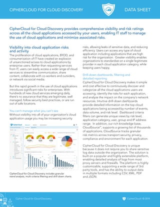 Cipher Cloud - Company Profile | PDF