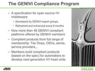 The Importance of IVI, GENIVI and Open Source | PDF | Operating Systems ...