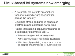 The Importance of IVI, GENIVI and Open Source | PDF | Operating Systems | Computer Software and ...