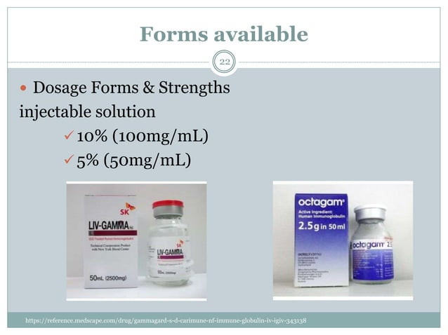 Intravenous immunoglobulin therapy (IVIG) | PPTX