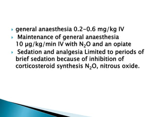 INTRA VENOUS INDUCING AGENTS | PPT