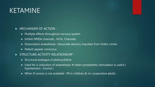 INTRAVENOUS INDUCTION AGENTS IN ANESTHESIA .pptx