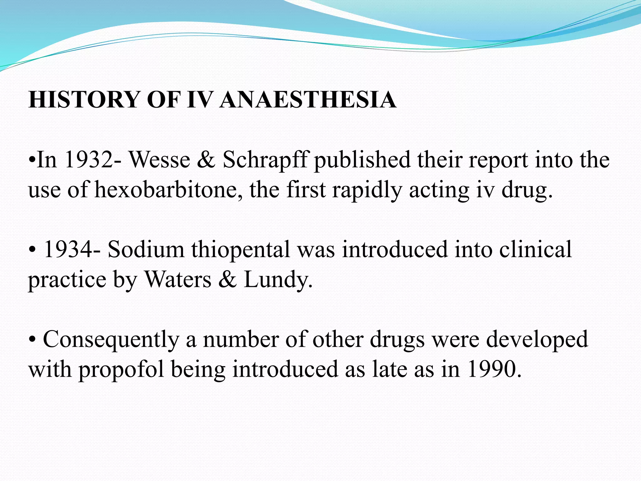 IV induction agent | PPTX