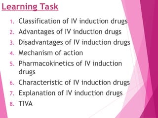 INTRAVENOUS INDUCTION DRUGS by SALUM.ppt | Brain and Nervous System ...