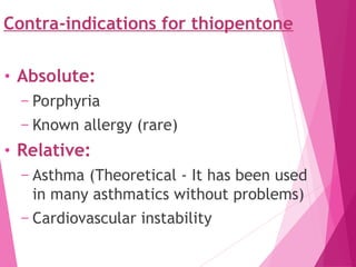 INTRAVENOUS INDUCTION DRUGS by SALUM.ppt