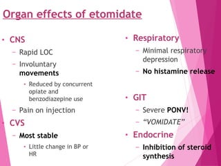 INTRAVENOUS INDUCTION DRUGS by SALUM.ppt | Brain and Nervous System ...