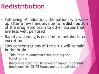 INTRAVENOUS INDUCTION DRUGS by SALUM.ppt | Brain and Nervous System ...