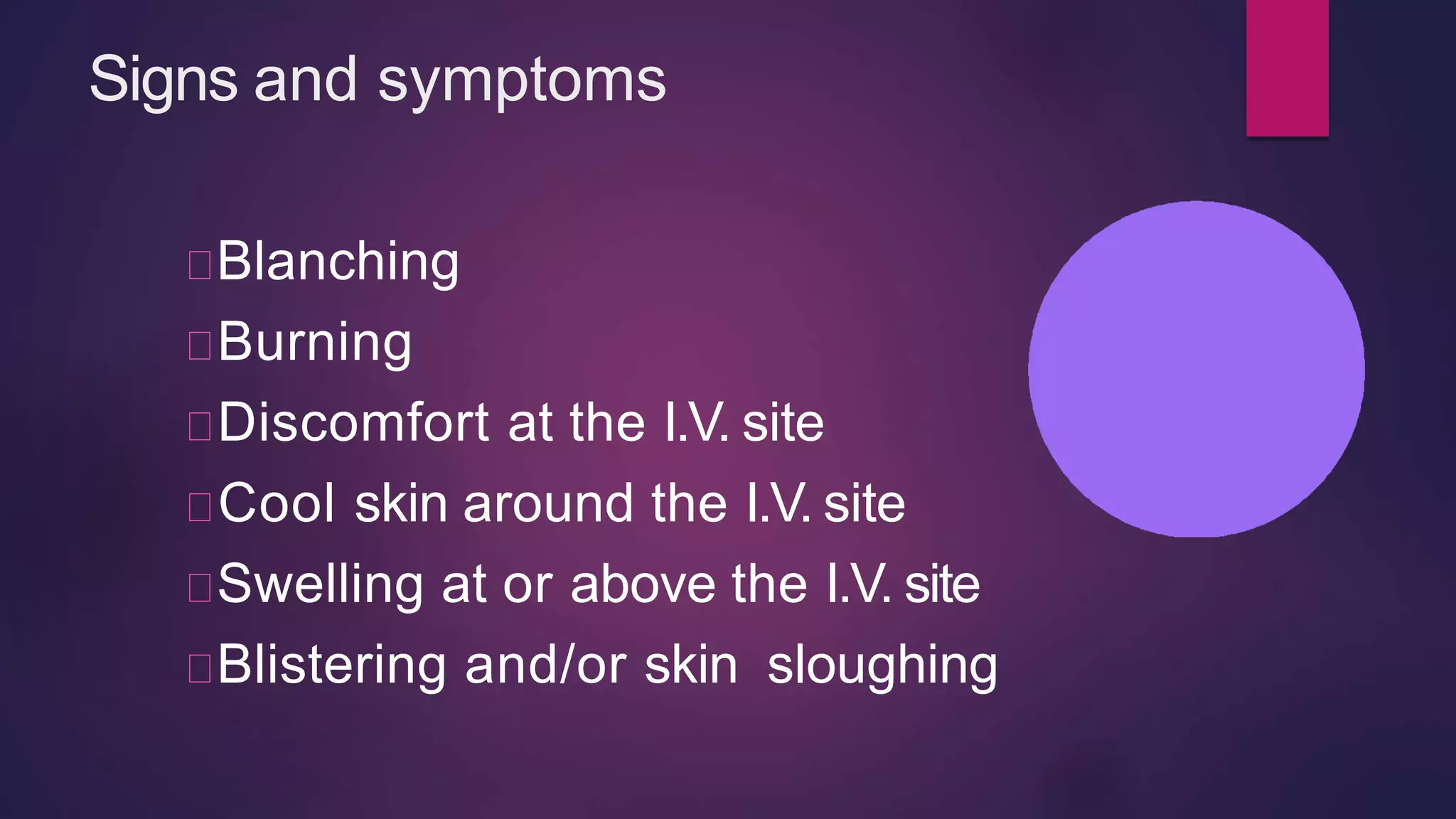 IV infiltration and Extravasation | PPTX