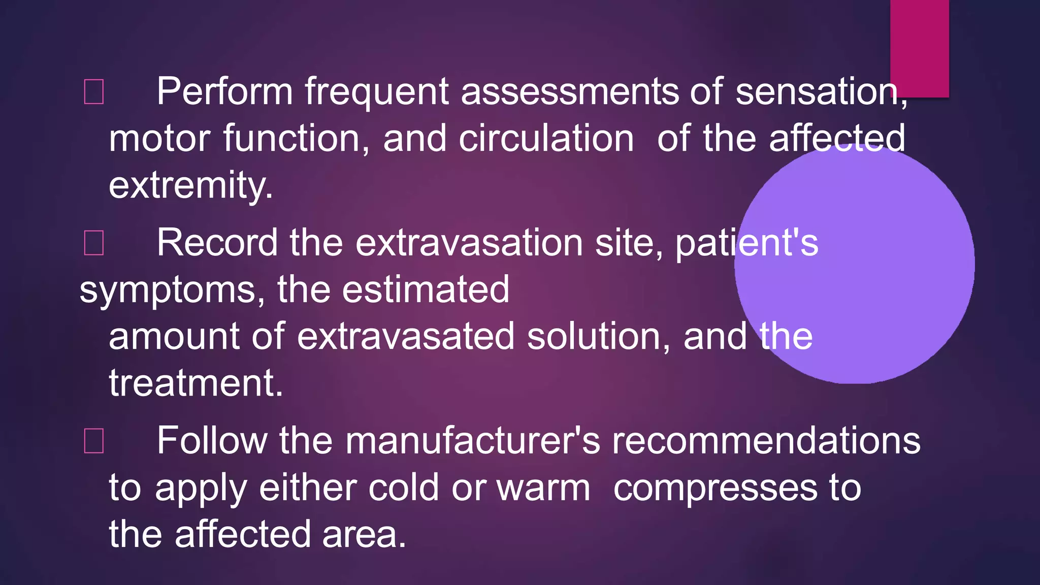 IV infiltration and Extravasation | PPTX