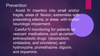 IV infiltration and Extravasation | PPTX