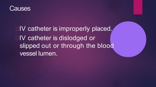 IV infiltration and Extravasation | PPTX