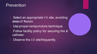 IV infiltration and Extravasation | PPTX